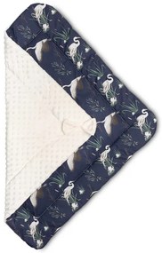 Sensillo Zavinovačka Minky Ptáčci Granátová/Ecru 80 x 80 cm
