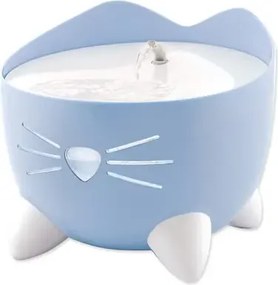 Catit Pixi světle modrá / Fontánka pro kočky / 2,5 l / filtr s trojitý
