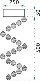 Toolight - Stropní lampa 1xGU10 APP785-1C, chromová, OSW-05036