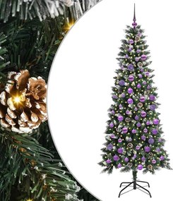 Umělý vánoční stromeček Zelená 180 cm PVC, plast a ocel 3395826