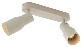 Zakulacené stropní bodové svítidlo béžové GU10 50 mm 2-světlo - Stanley