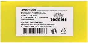 TEDDIES Hlavolam Logik / Hra s barevnými kolíky / 14x29x3 cm / od 3 le