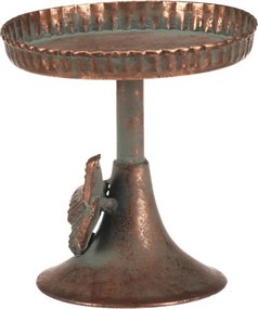 Kovový svícen 14 cm měděný FUP563-S