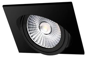 LED Podhledové svítidlo LED/18W/230V 4000K 11,5x11,5 cm černá