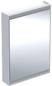 Geberit ONE - Zrcadlová skříňka s LED osvětlením, 600x900x150 mm, panty vlevo, bílá 505.810.00.2