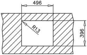 Kuchyňský dřez Teka BE LINEA RS15 50.40 X