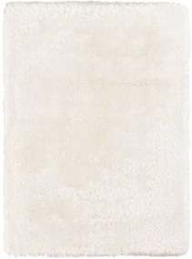 Kusový koberec jednobarevný Shaggy Plush bílý Rozměr: 120x170 cm