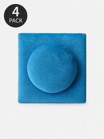 Sinsay - Čalouněné nástěnné panely ve tvaru kostek 4 pack - modrá