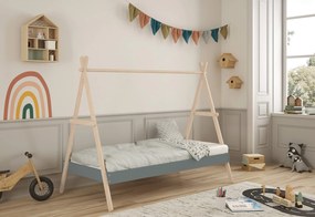 Dětská postel furta 90 x 200 cm zelená MUZZA