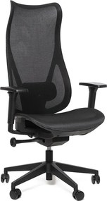 Kancelářská ergonomická židle Sego HARMONY — síť, černá Sego