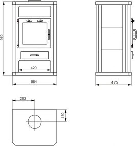 Krbová kamna VICTORIA Comfort K