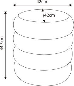 Taburet Snuggo I moka