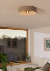 Eglo 900838 - Stropní svítidlo DUAIA 1xE27/40W/230V hnědá