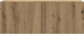 Nástěnné TV skříňky 4 ks dub artisan kompozitní 3328972