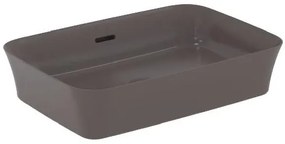 Ideal Standard Ipalyss - Umyvadlo na desku, 550x380 mm, s přepadem, slate grey E2078V5