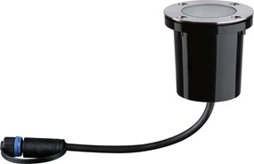 P 94588 Plug & Shine LED zemní svítidlo Smart Home Zigbee zlaté světlo spot neláká hmyz IP65 CCT 4,6W černá/ocel - PAULMANN