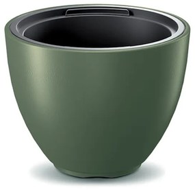 PROSPERPLAST Květináč - HEOS II Průměr: 56,9 cm, Barva: tmavě zelená