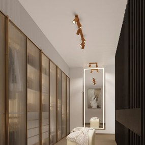 Sollux Lighting Nástěnné svítidlo KARBON zlaté
