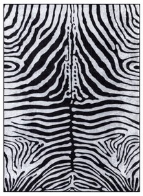 Koberec MIRO 51331.803 zebra, černý / bílý
