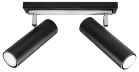 Sollux Lighting Stropní svítidlo DIREZIONE 2 Černá