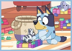 TREFL Bluey a její svět 4v1 12,15,20,24 dílků