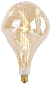 Závěsná lampa zlatá se zástrčkou včetně PS160 goldline stmívatelné - Cavalux
