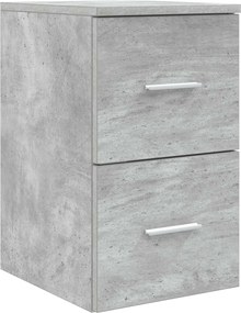 Sada koupelnových skříněk 3 ks Betonově šedá 3405846