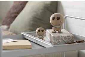 Figurka Soška Hoptimist  Smiley Love S Neopracovaný dub