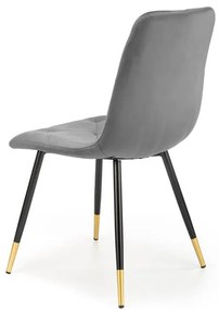 HALMAR K438 židle šedá
