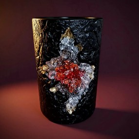 DARK GARNET | luxusní vesmírný meteor s granátem | Decorhand