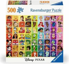 RAVENSBURGER Puzzle Disney: Postavičky / 500 dílků