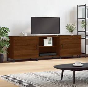 vidaXL TV skříňka 150x30x50 cm kompozitní dřevo [829119] Barva: bílá s vysokým leskem