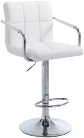 Barová židle Luccia  - Bílá