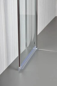 ARTTEC Dvoukřídlé sprchové dveře do niky COMFORT C 2 čiré sklo 92 - 97 x 195 cm