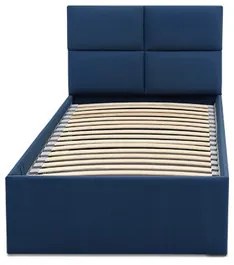 Čalouněná postel MONOS bez matrace rozměr 90x200 cm Namořnická modrá