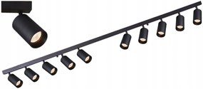 BERGE Kolejnicová lampa GU10 VIKI-L 10 - černá