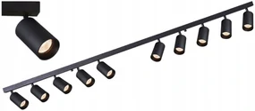 BERGE Kolejnicová lampa GU10 VIKI-L 10 - černá