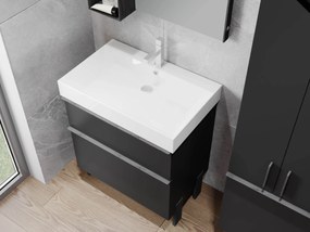 Kingsbath Manhy White 70 koupelnová skříňka s umyvadlem