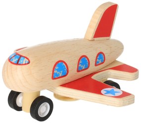 Bigjigs Dřevěné natahovací letadlo