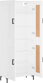 Skříň highboard bílá 69,5 x 34 x 180 cm kompozitní dřevo 3199681