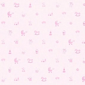 Růžová vliesová tapeta pro holčičky 35854-1, Dimex 2020, A.S.Création