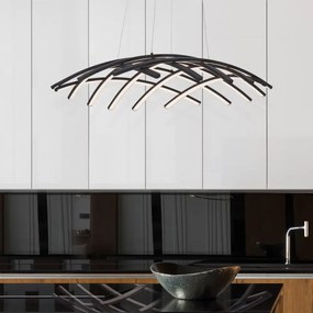 LED lustr Gropius 81 černé