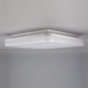SOLIGHT LED venkovní přisazené svítidlo 24W/230V/1920Lm/4000K/120°/IP54, 28cm x 28cm, bílé