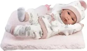 Llorens 63510 NEW BORN HOLČIČKA - realistická panenka miminko s celovi