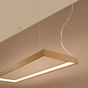 Závěsné LED svítidlo Tuula m, 1x LED 50w, 3000k, g