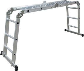 Kloubový žebřík G21 4x3 příčky s podlážkou, 6390467