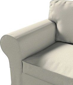Potah na křeslo IKEA Ektorp barva béžová látka pletený vzor