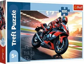 TREFL Puzzle Rychlý motorkář / 100 dílků / od 5 let