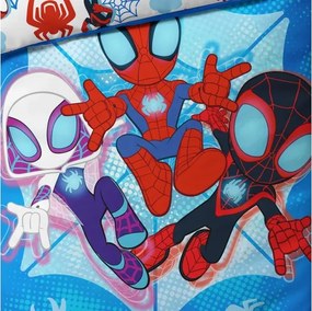Carbotex povlečení bavlna Spidey Pavoučí Záchrana 140x200, 70x90 cm