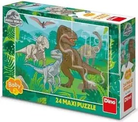 DINO Jurský svět maxi / 24 dílků / od 2 let